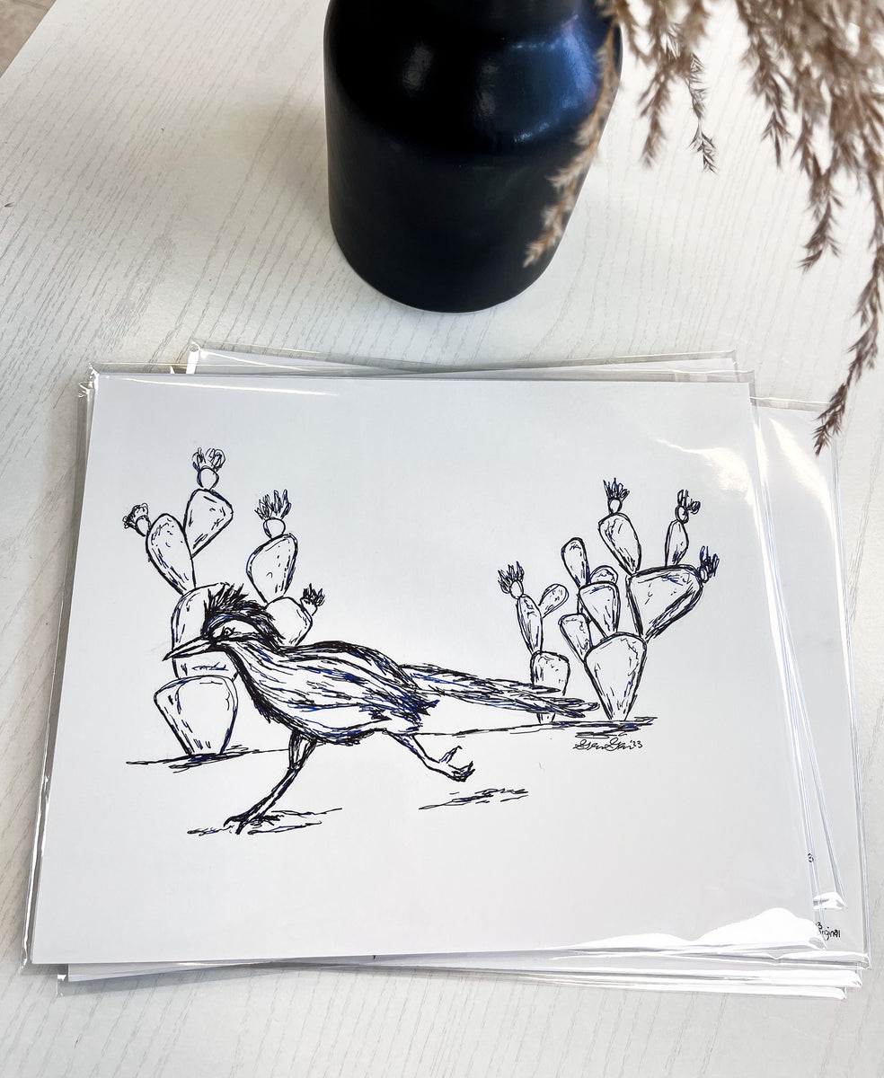 "Road Runner" Giclee Print – G-G Designs Home & Ranch